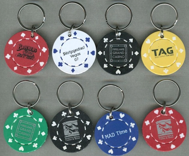 Poker Chips Key Chains